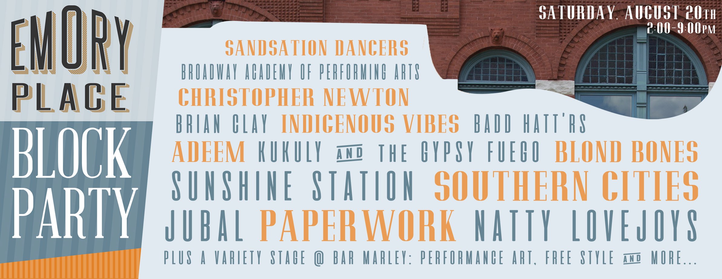 Second Annual Emory Place Block Party to be held August 20, 2016 ...